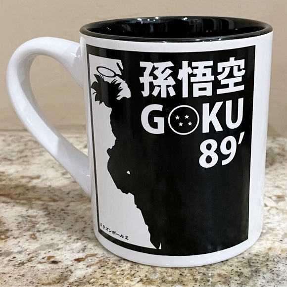 dragon ball z | Dining | Dragon Ball Z Coffee Mug Goku 89 Print 35 Oz ...